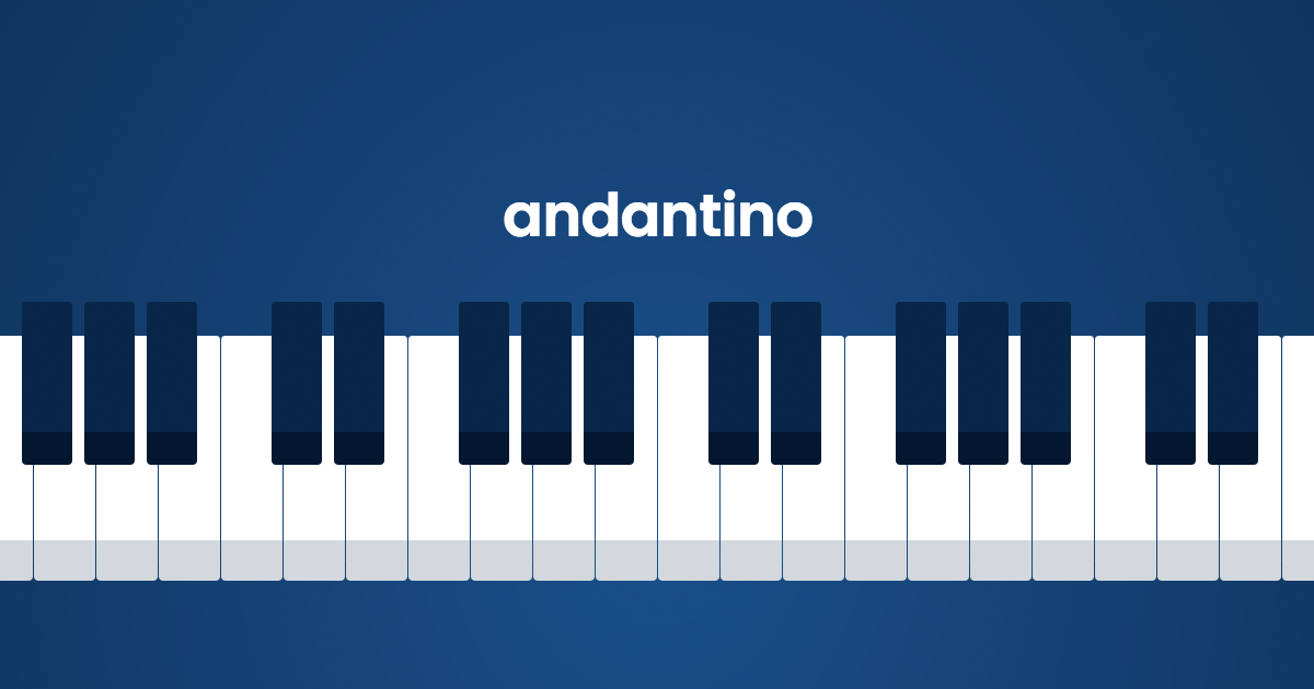 andantino.